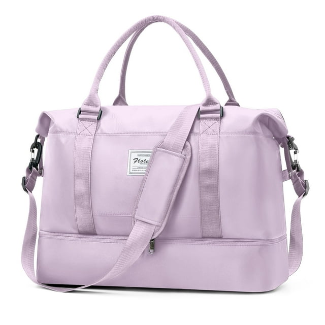 Large Weekender Bag for Women, Travel Duffel with Shoe Compartment ...