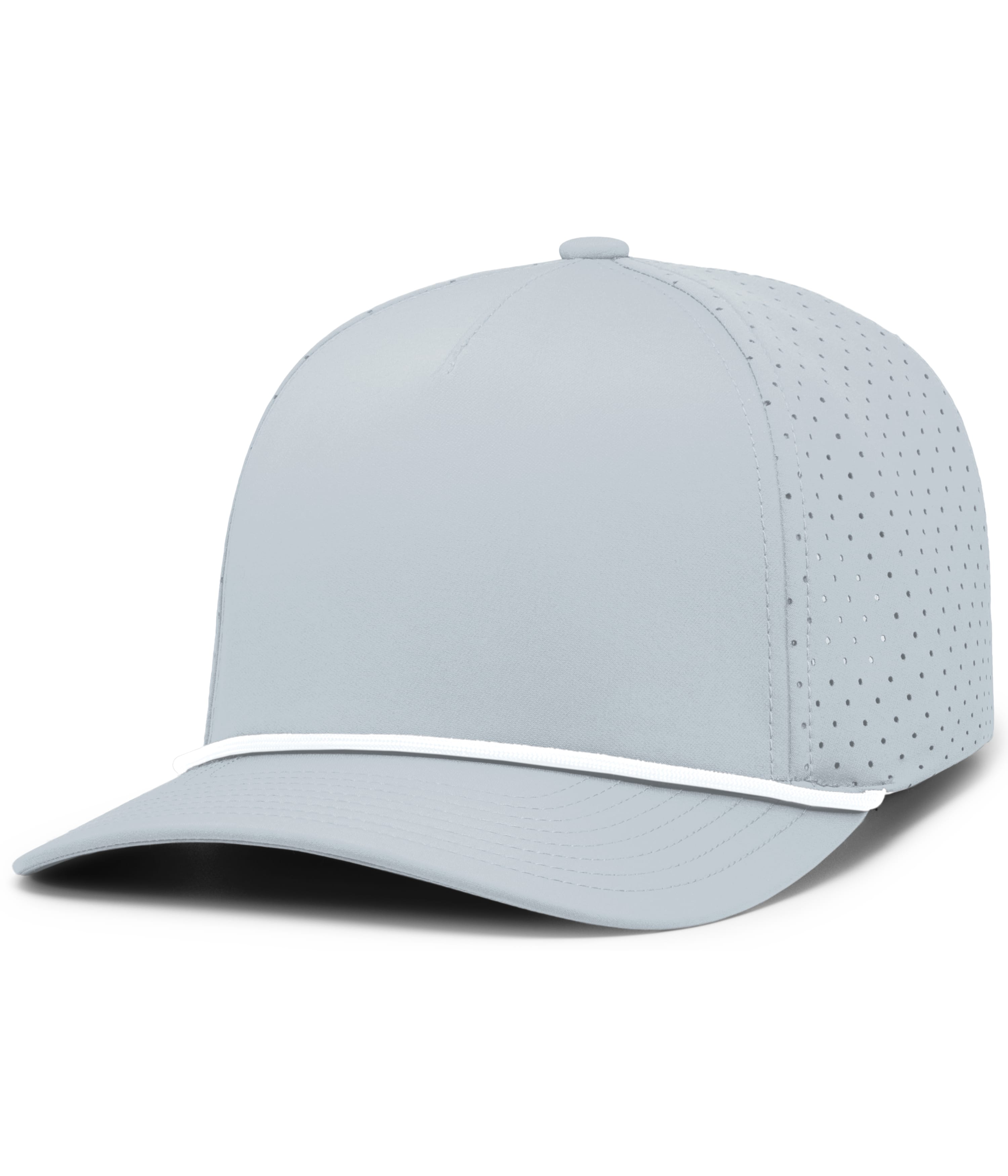 Weekender Polyester Perforated Snapback Cap with Adjustable Strap ...