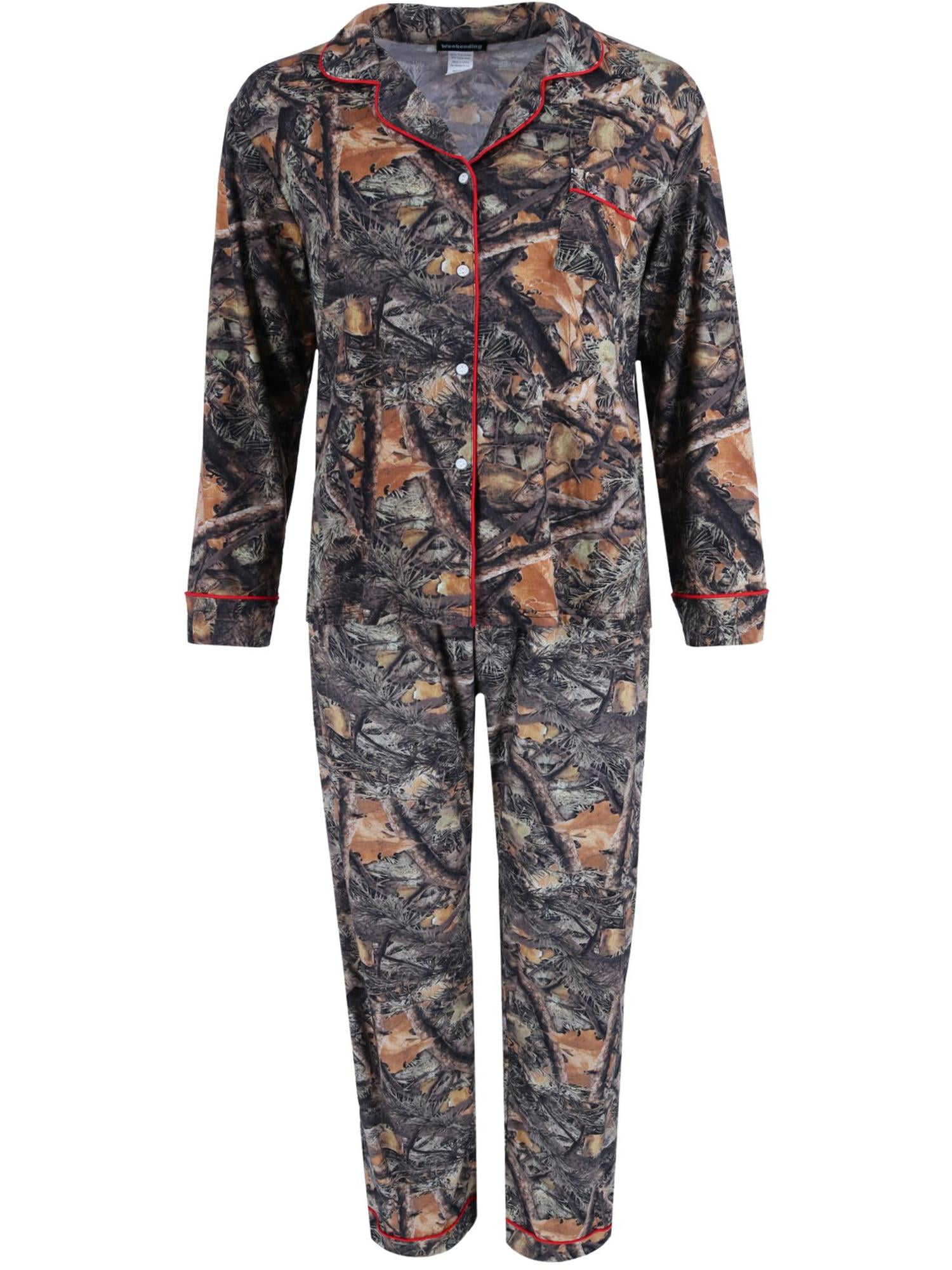 Weekending Camo Print Pajama Set (Women) - Walmart.com