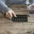 Weekly AM/PM Pill Organizer - 14-Compartment Clear Medication Box ...