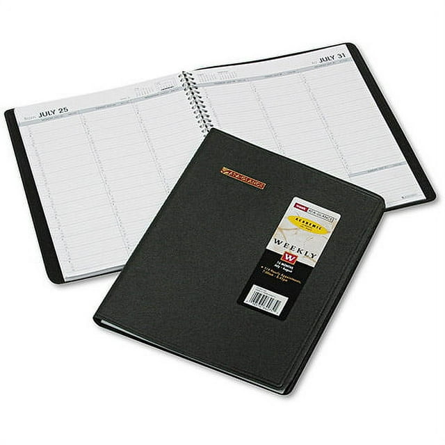 Weekly Appointment Book,14 Month Jul-Aug,8-1/4"x10-7/8",BK AAG7095705 ...