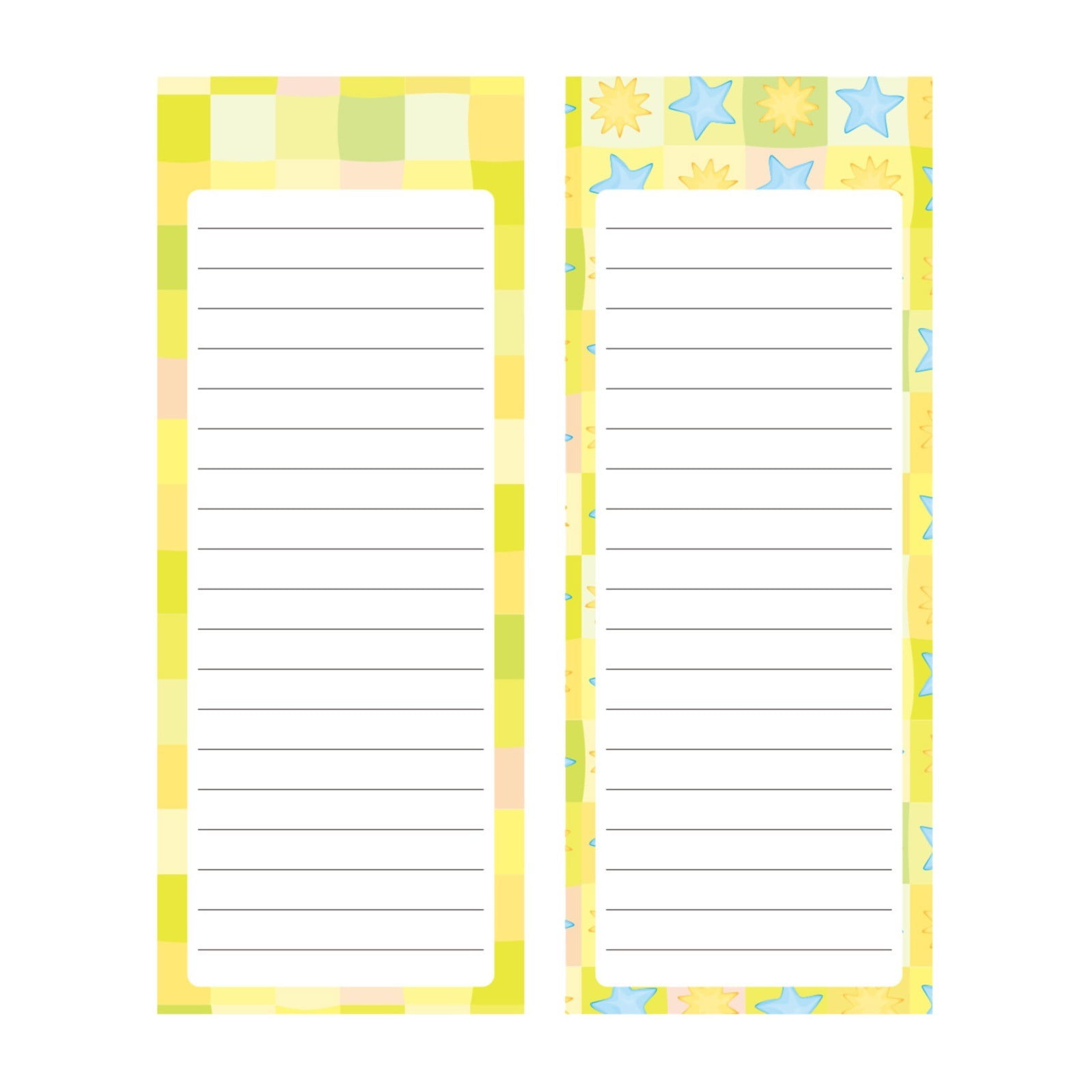Weekly Calendar Pad Tear Off, Checklist Notepad, Daily Planner Notepad ...