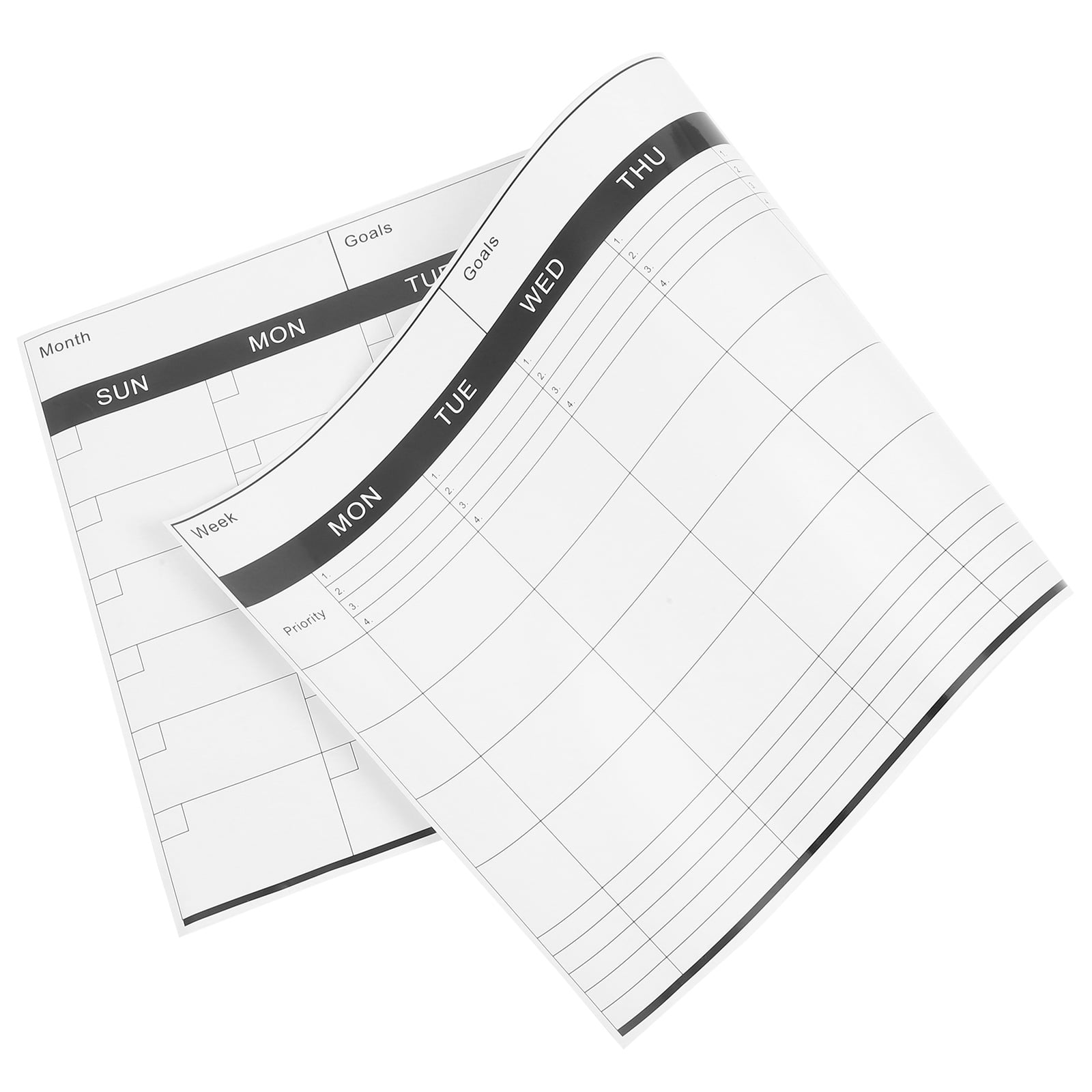 Weekly Dry Erase Planner Board Whiteboard Chart Reusable Hanging ...