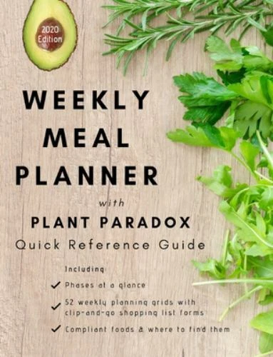 Weekly Meal Planner with Plant Paradox Quick Reference Guide: The Quick and Eas - Walmart.com