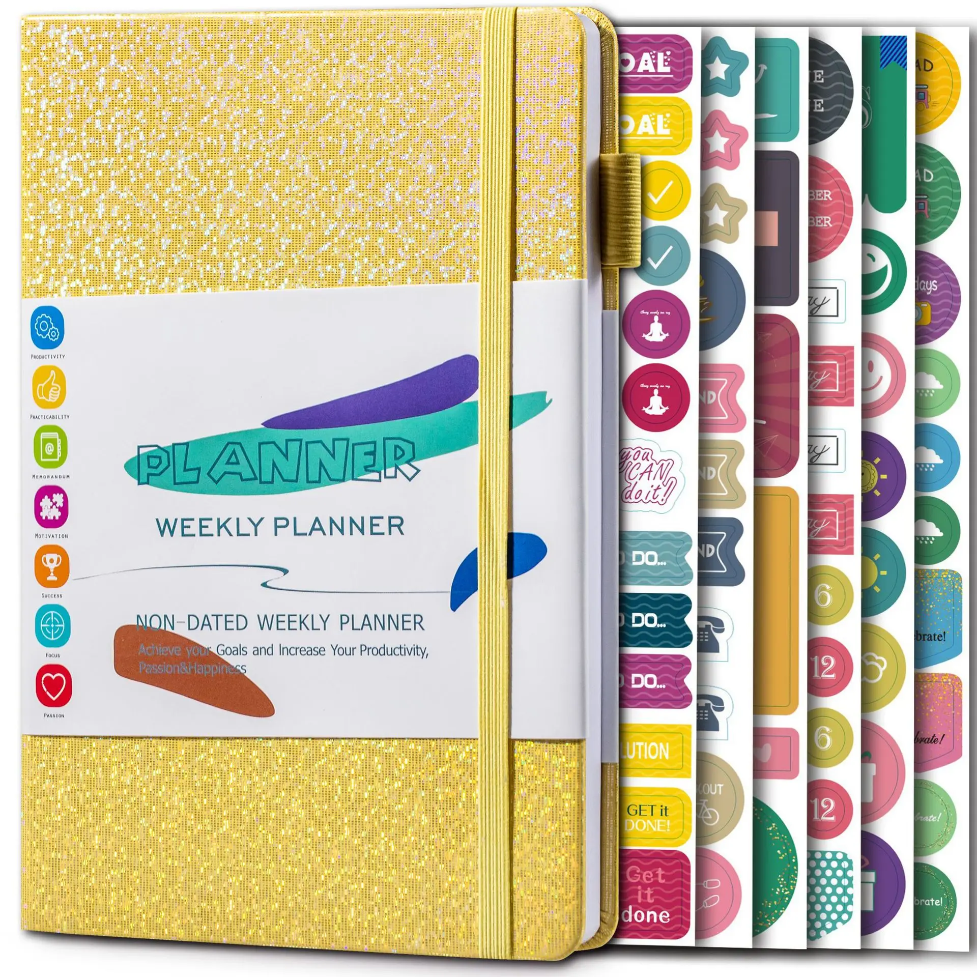 Weekly Monthly Life Planner To Increase Productivity Agenda A5 Notebook ...