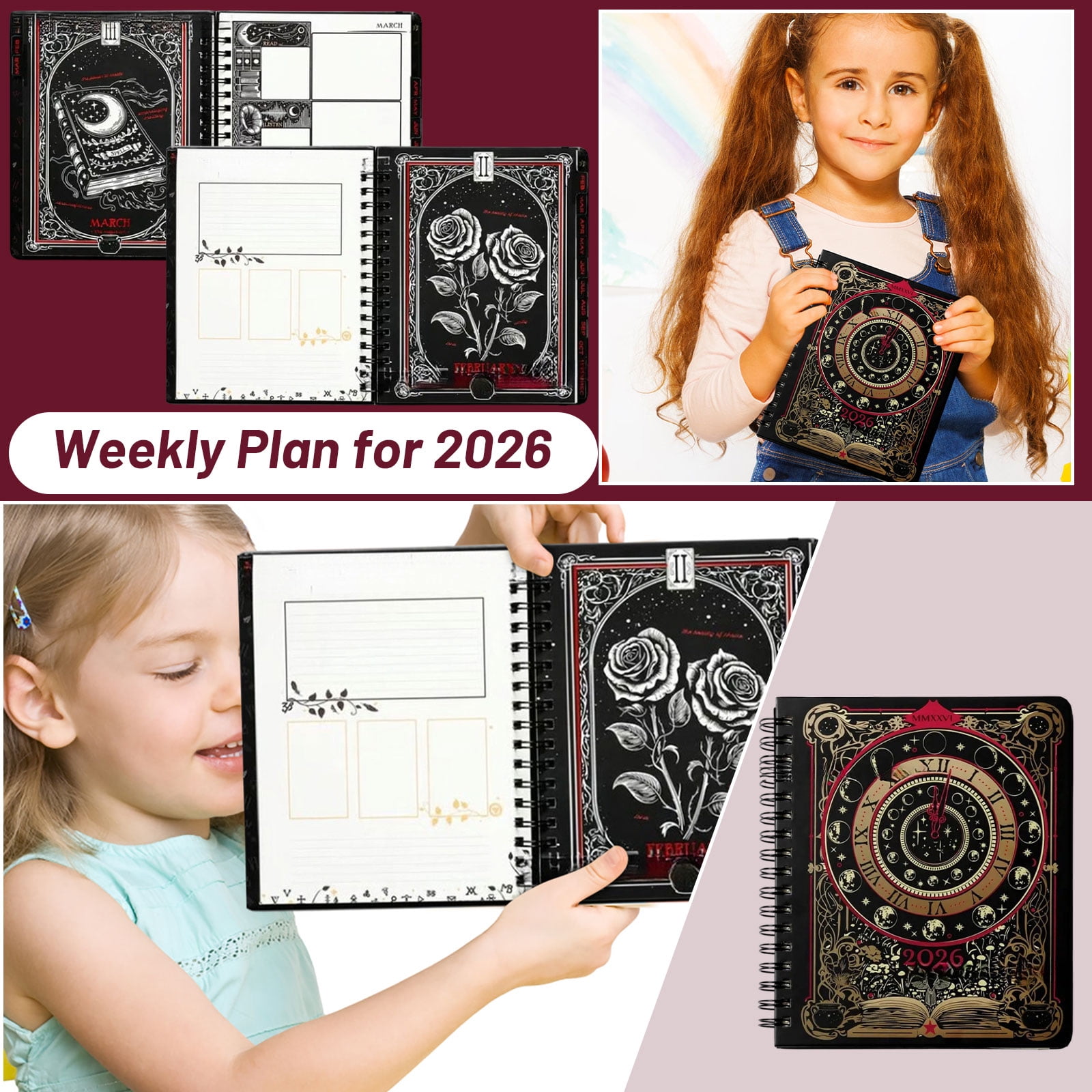 Weekly and Monthly Planner Witch Planner 2026 – Commit 30 Planner 2026 ...