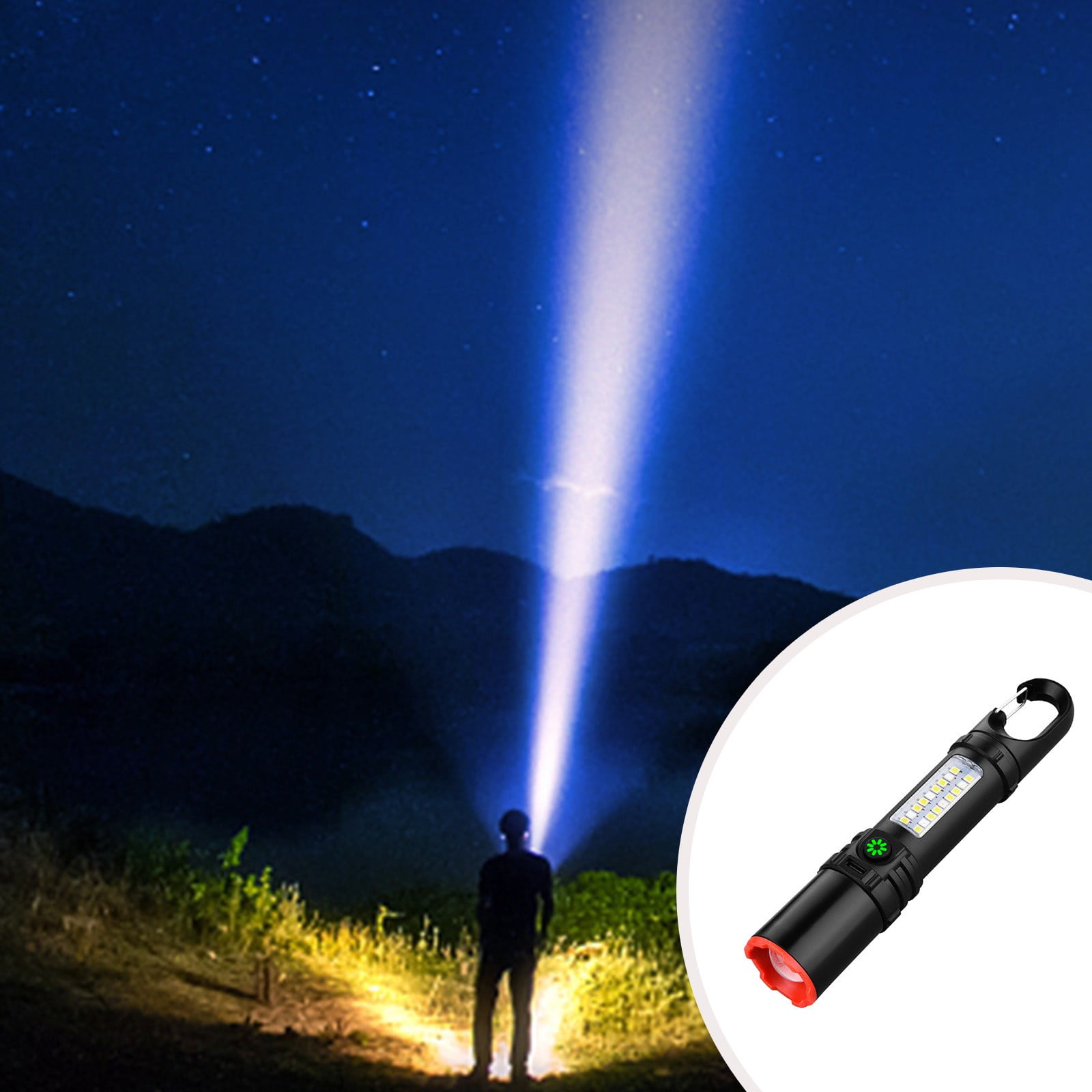 Weekly Offer, Rechargeable LED Flashlight Super Bright Long Battery ...