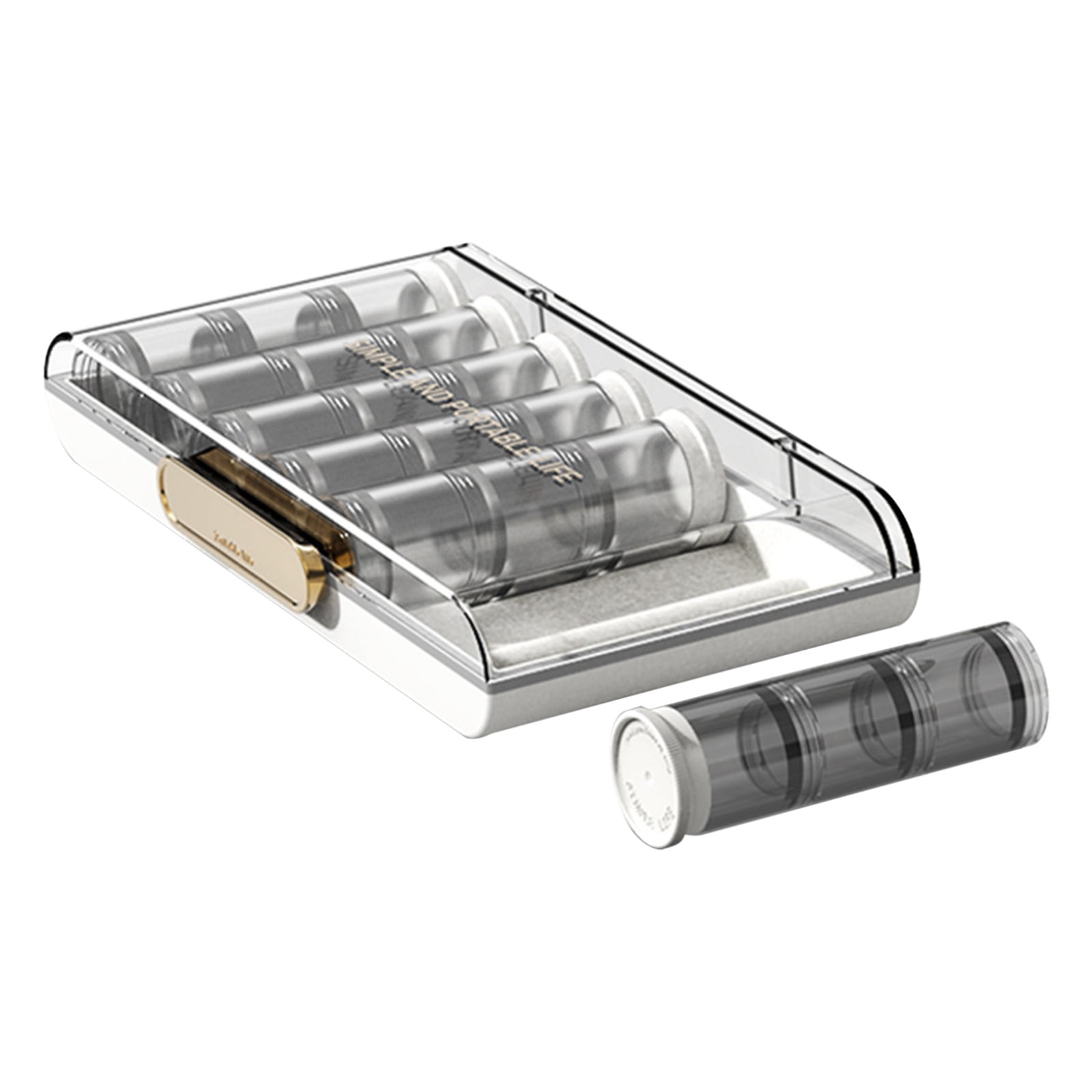 Weekly Pill Organizer 3 Times a Day, Large Travel Pill Box 7 Day, Am Pm ...