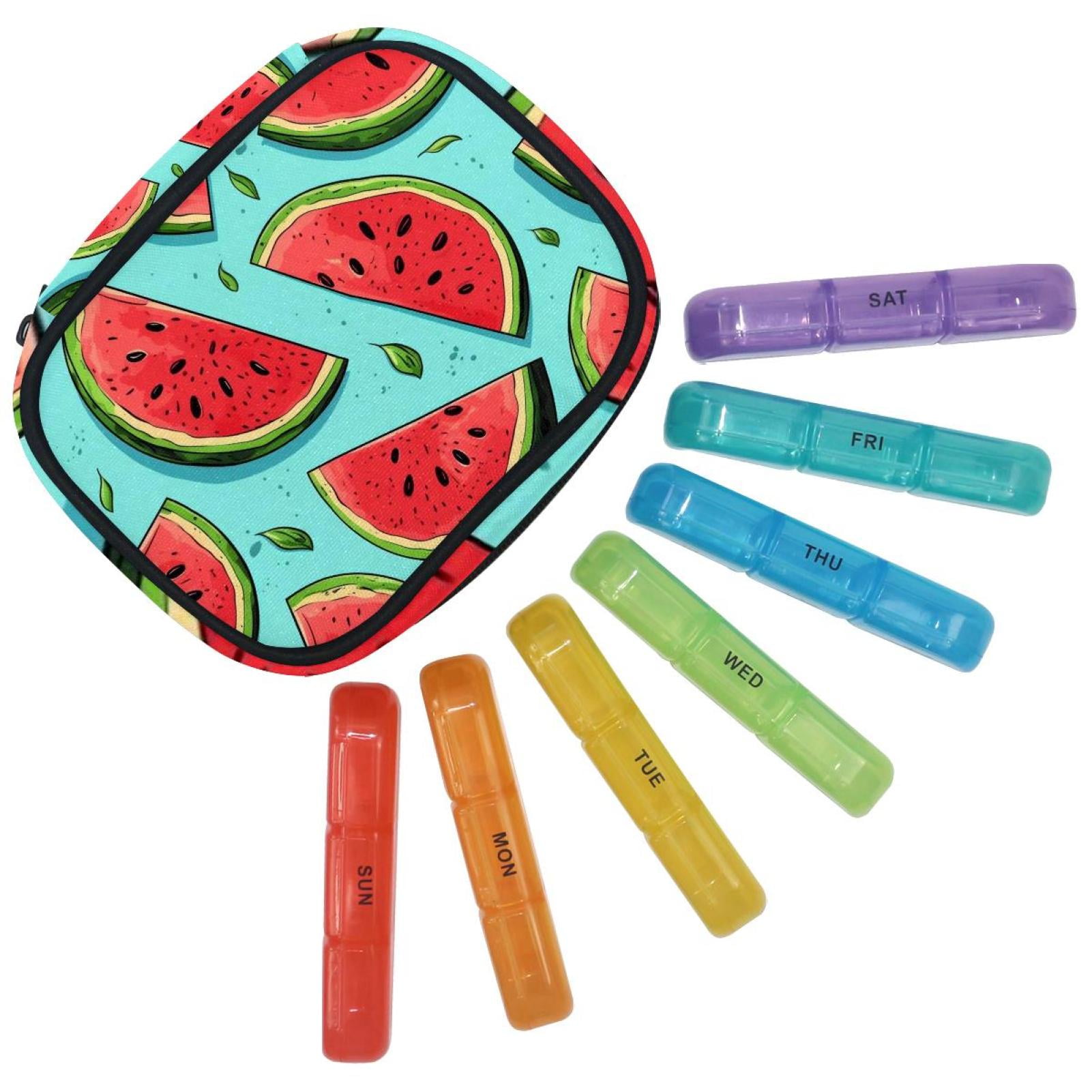 Weekly Pill Organizer 3 Times a Day:Travel AM PM Pill Box 7 Day with ...
