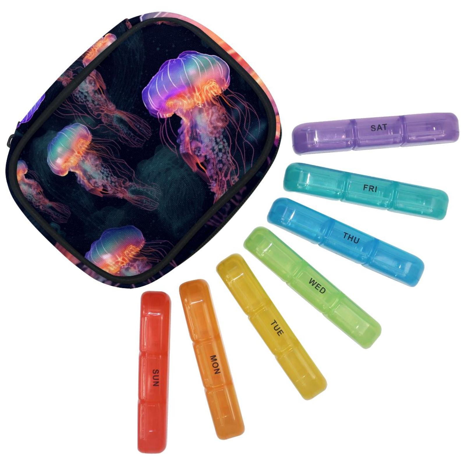 Weekly Pill Organizer 3 Times a Day:Travel AM PM Pill Box 7 Day with ...