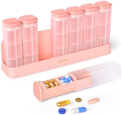 Weekly Pill Organizer 3X a Day, Detachable Pill Box 7 Day, Large 3 ...