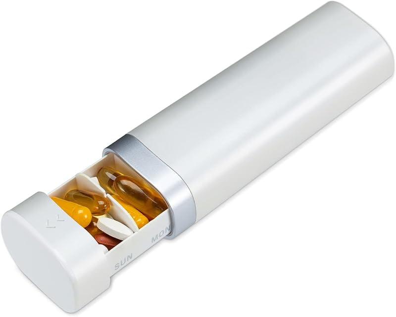 Weekly Pill Organizer 7 Day, Daily Pill Box, Travel Pill Case, Cute ...