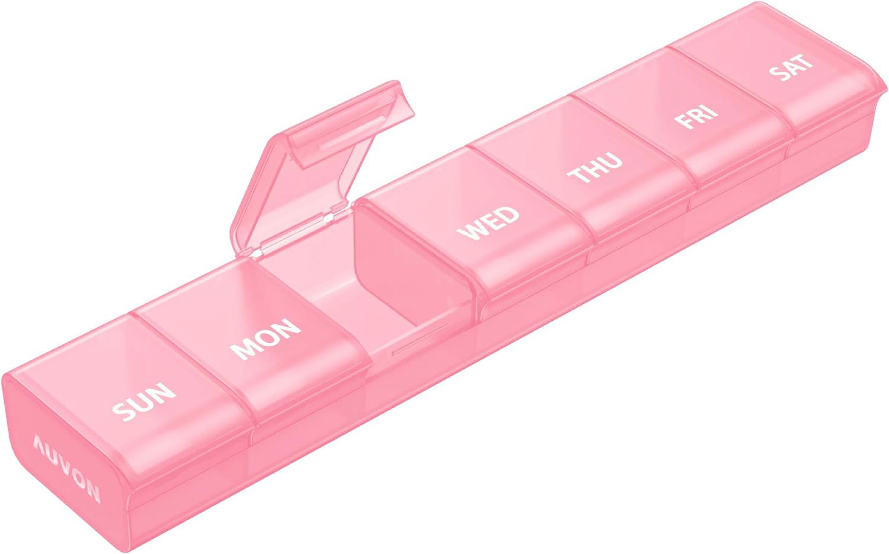 Weekly Pill Organizer with Effortless Opening Design, Arthritis ...