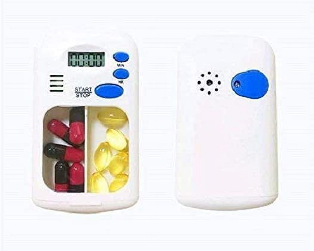 Weekly Pill Organizer with LCD Digital Pill Box Timer with Electric ...