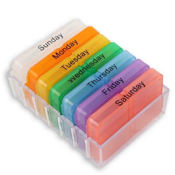 Weekly Pill Organizer - Walmart.com