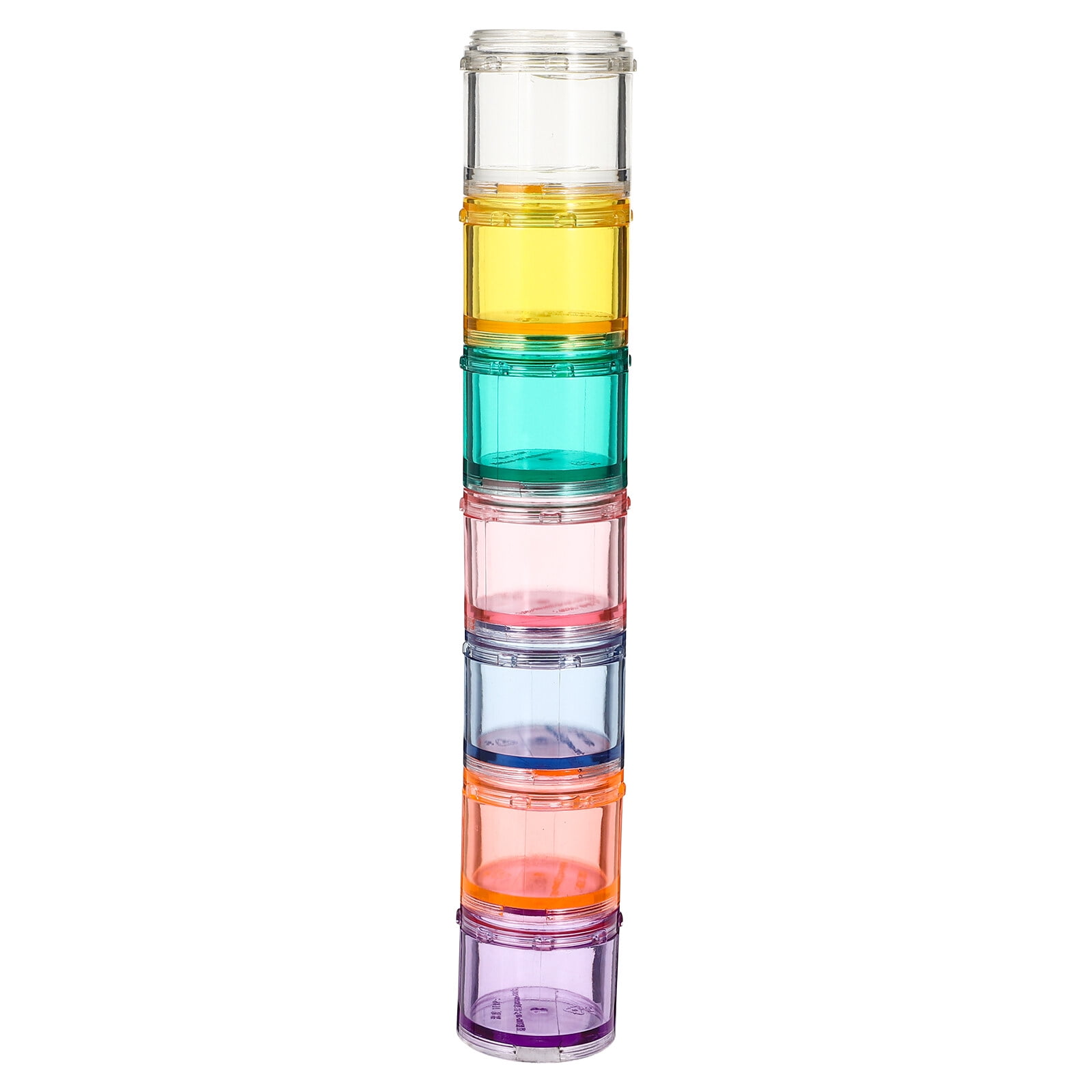 Weekly Pills Box Stackable Pills Organizer Multi-grid Pills Container ...