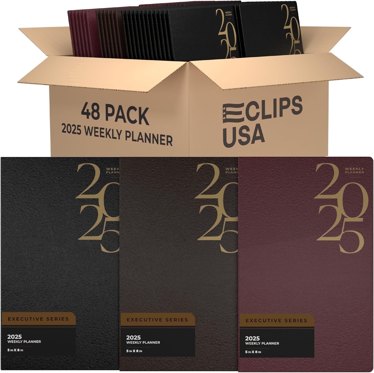 E-Clips USA Executive Series 2025 Weekly Planner Calendar Planner ...
