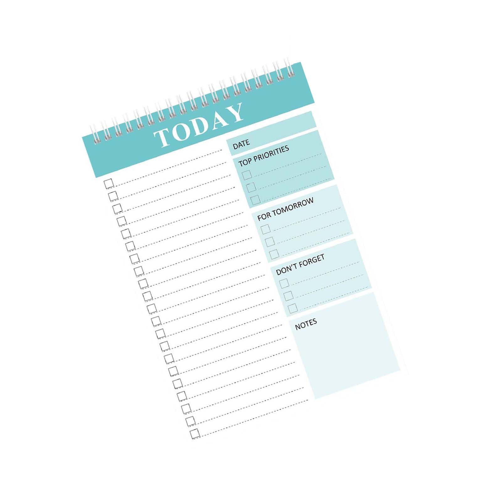 Weekly Planner Notepad, 52 Tear-Off Sheets, 7.5x10 Inches, Monthly ...