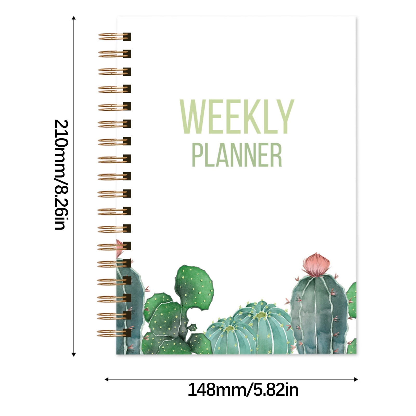 Weekly Planner Notepad Undated Weekly Goals Schedule Planner To Do List ...