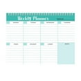 Weekly Planner Notepad with 52 Tear-Off Sheets | 7.5x10 Inch Desk Pad for Home & Office | To-Do ...