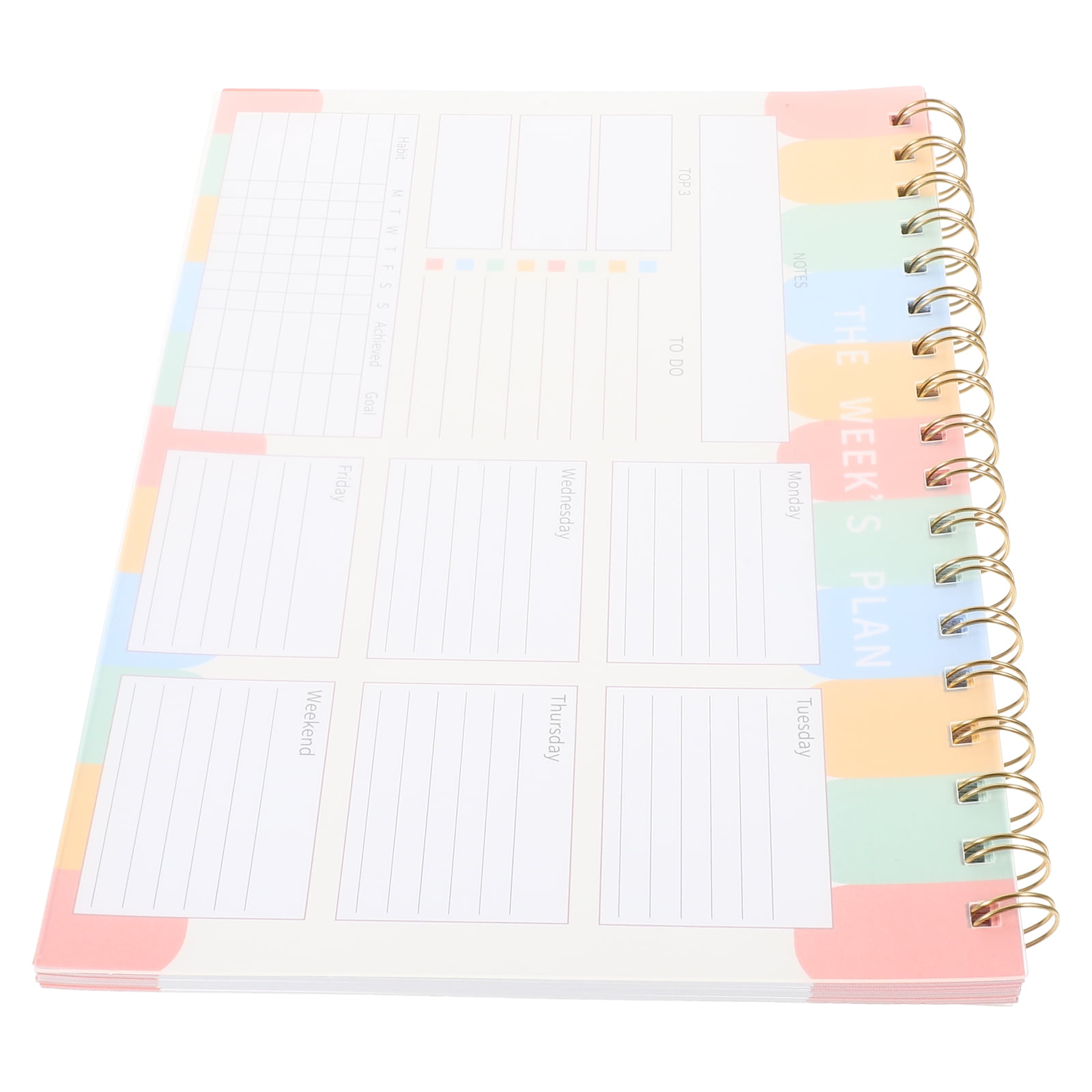 Weekly Planner Office Table Notebooks to Do List Notepad Family ...