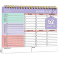 Weekly Planner Pad - 8.5" x 11" Weekly To Do List, 52 Sheets Undated ...