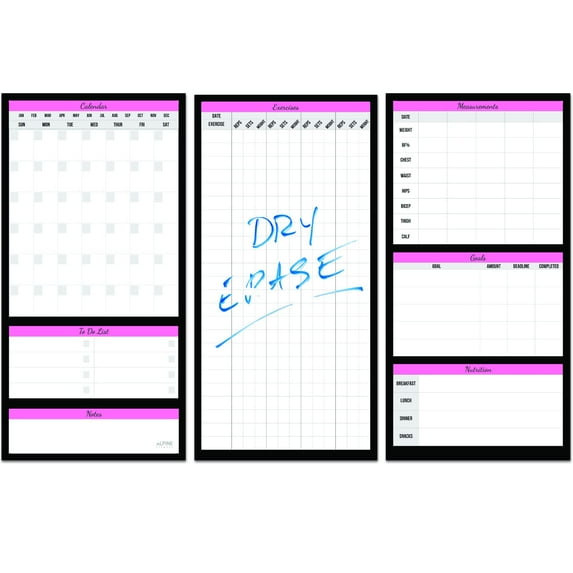 Weekly Planner Pad - Notepad Scheduling System - Dry Erase Board, Task ...