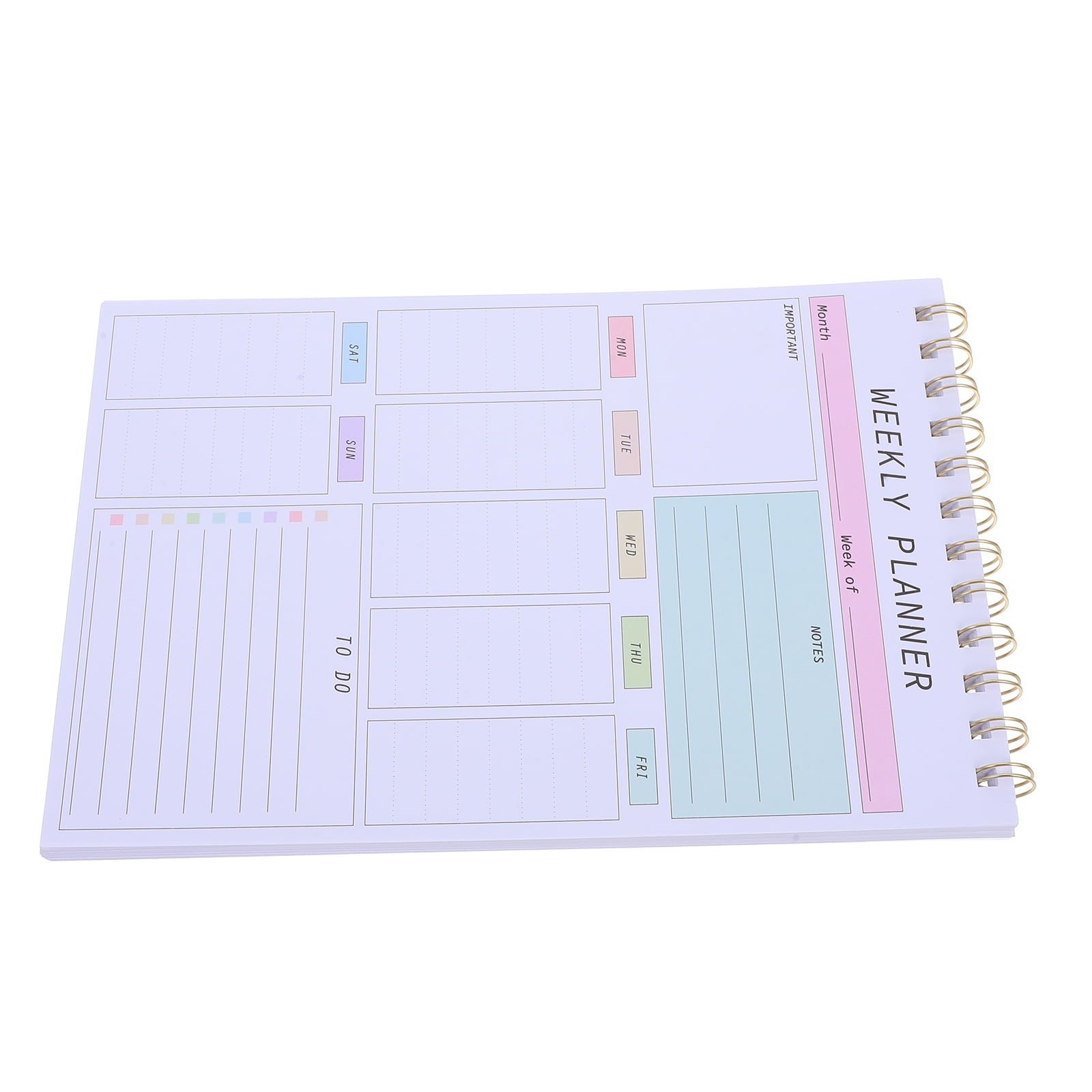 Efficient Weekly Planning Pad for Home Use with Smooth Writing Paper ...