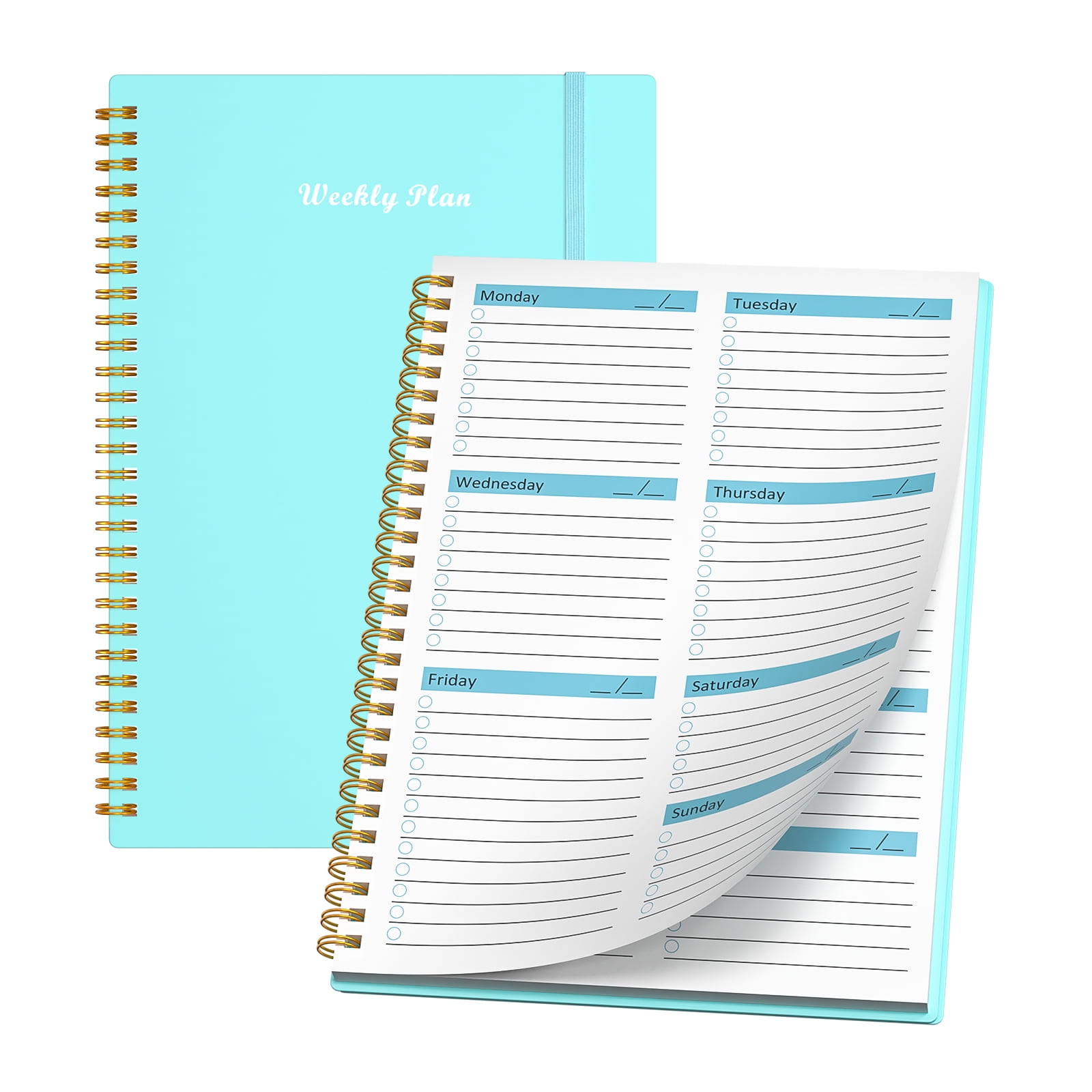 Weekly Planner To Do List Notepad, Undated Weekly Goals Notebook-7.2”x ...
