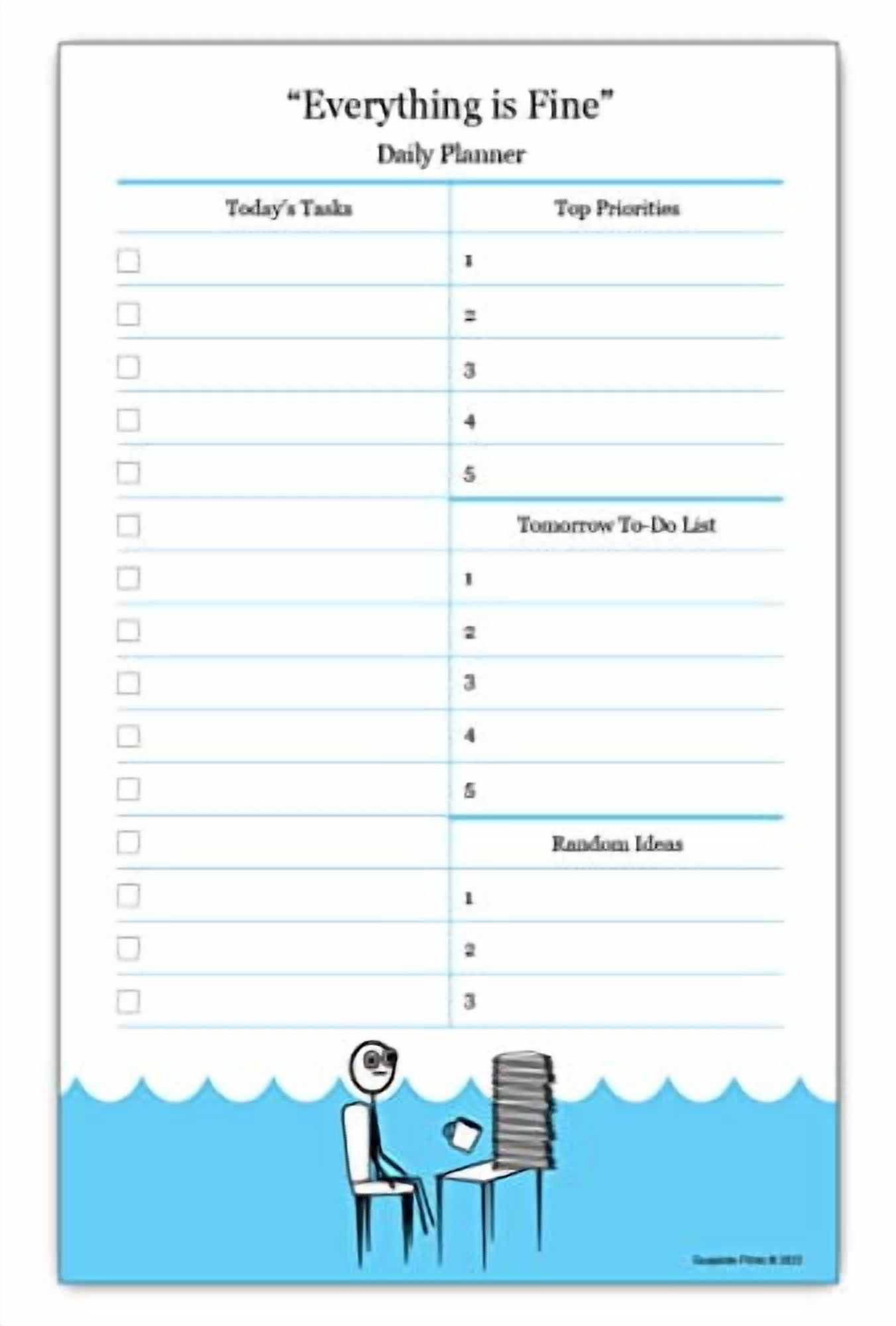 Weekly Planning Pad, To Do List, Daily Planner Notepad, List Task, 50 ...