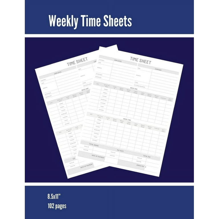 Weekly Time Log Template