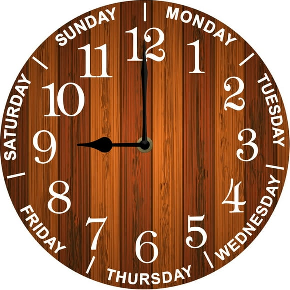 Day Of Week Clocks