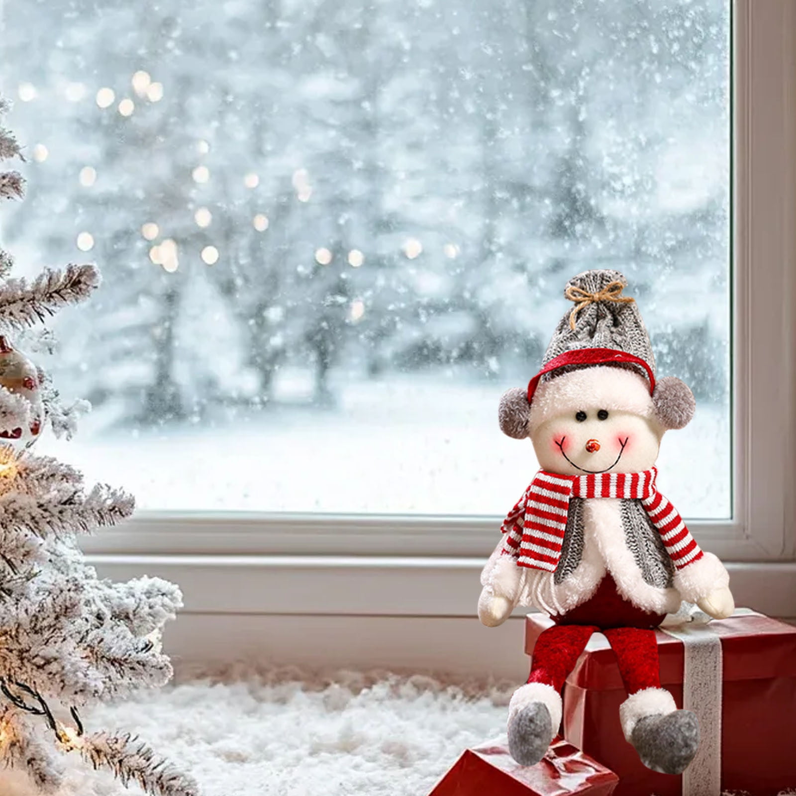 Weekly flyer karymi Extendable Snowman Doll Christmas Decor Stretchable ...