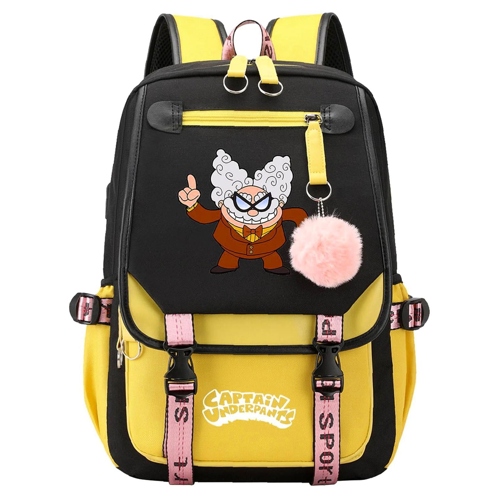 Weekyun Captain Comedy backpack - Fun Clamshell Design, Cute Accessories, 15" Laptop Pocket ...