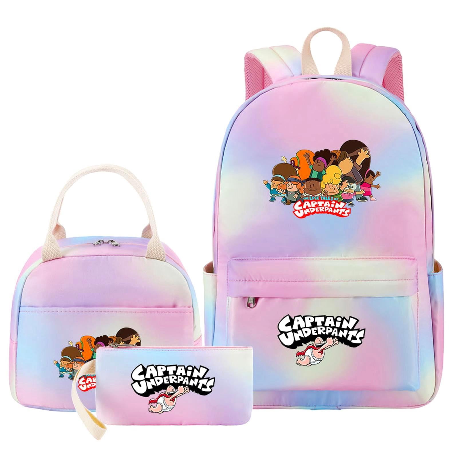 Weekyun Captain Cool backpack Set Suitable for Ages 6-15+ - Fun Cartoon ...