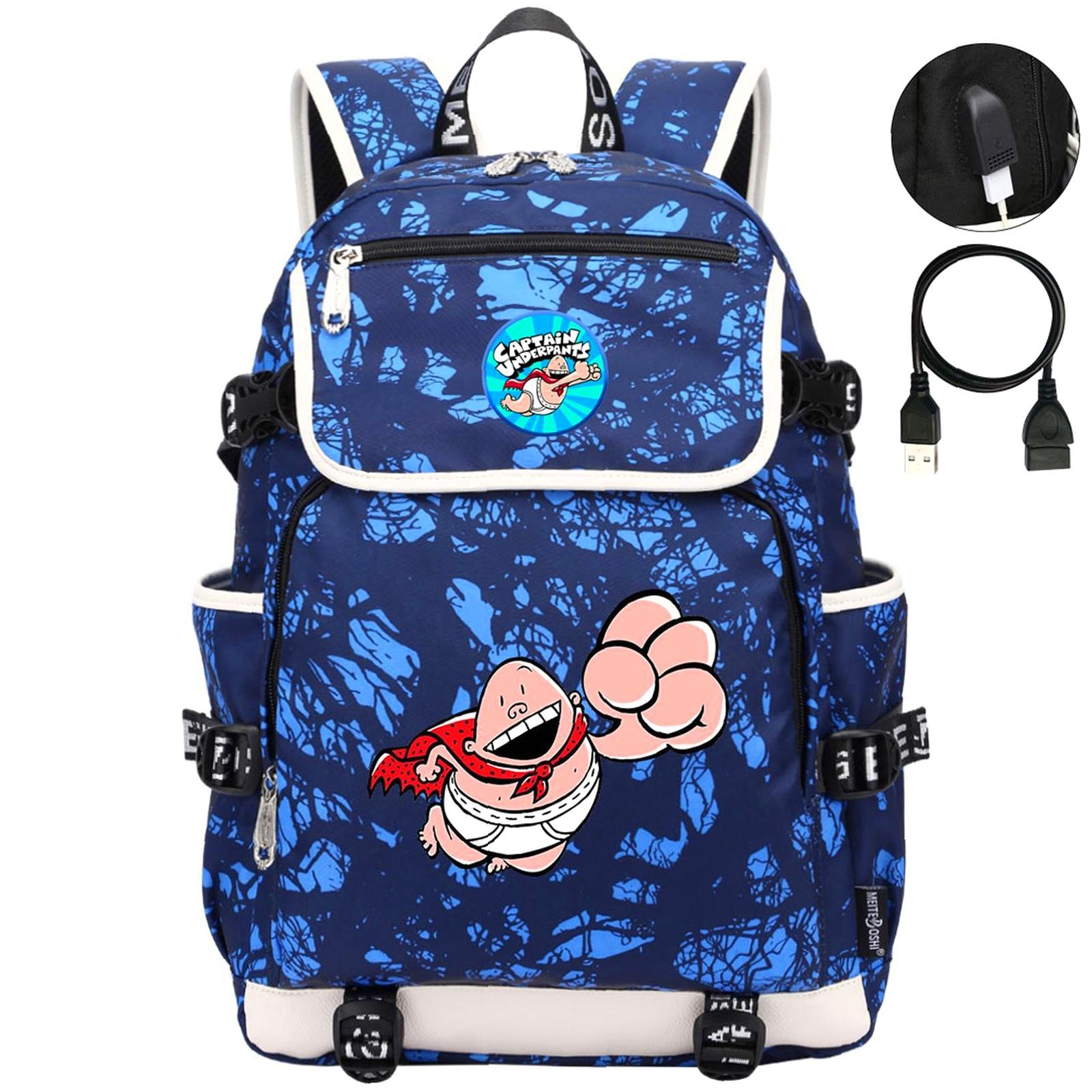 Weekyun Captain Fun Adventure backpack - 15" Laptop Friendly, USB ...