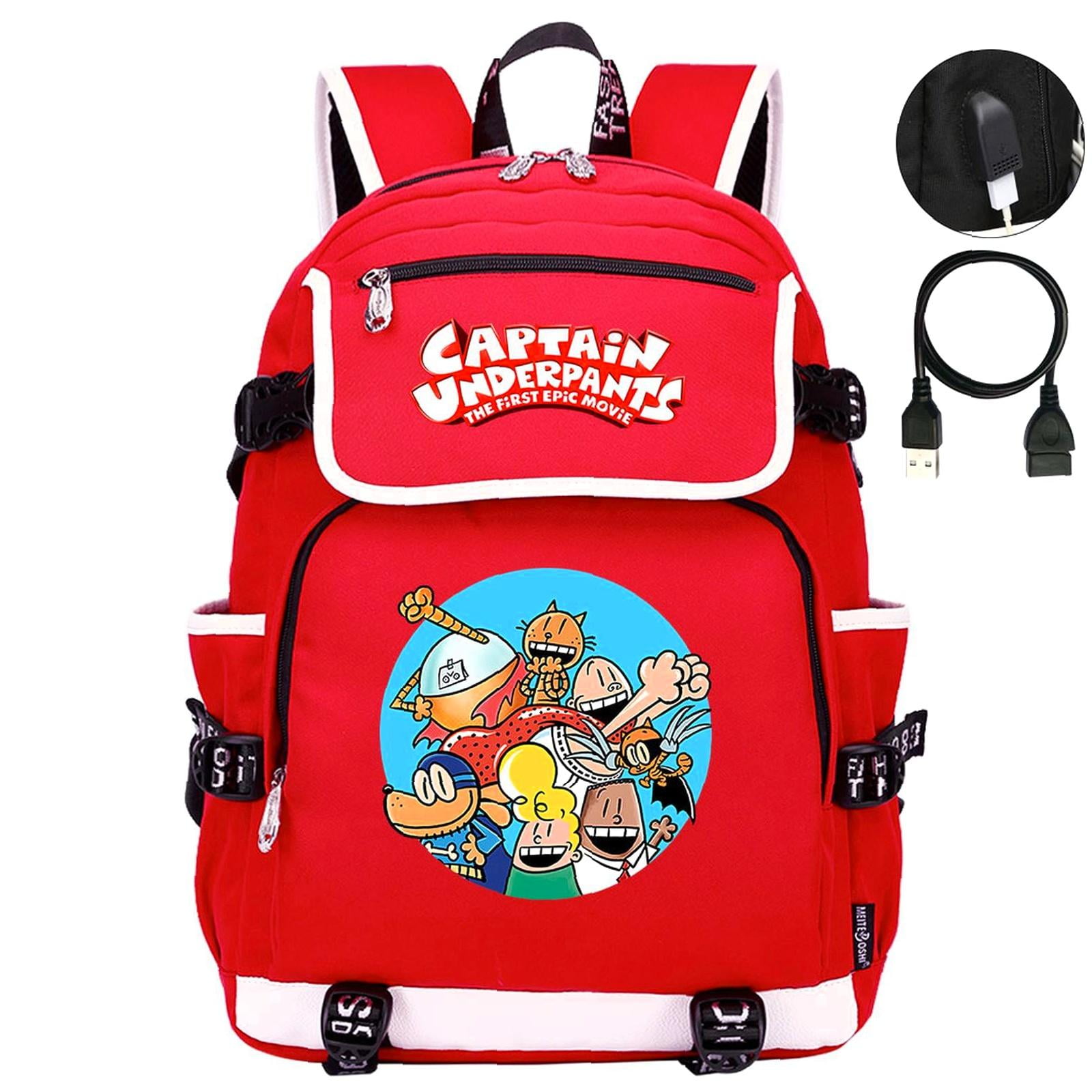 Weekyun Captain Super Tails backpack - Fun Clamshell Design with USB ...