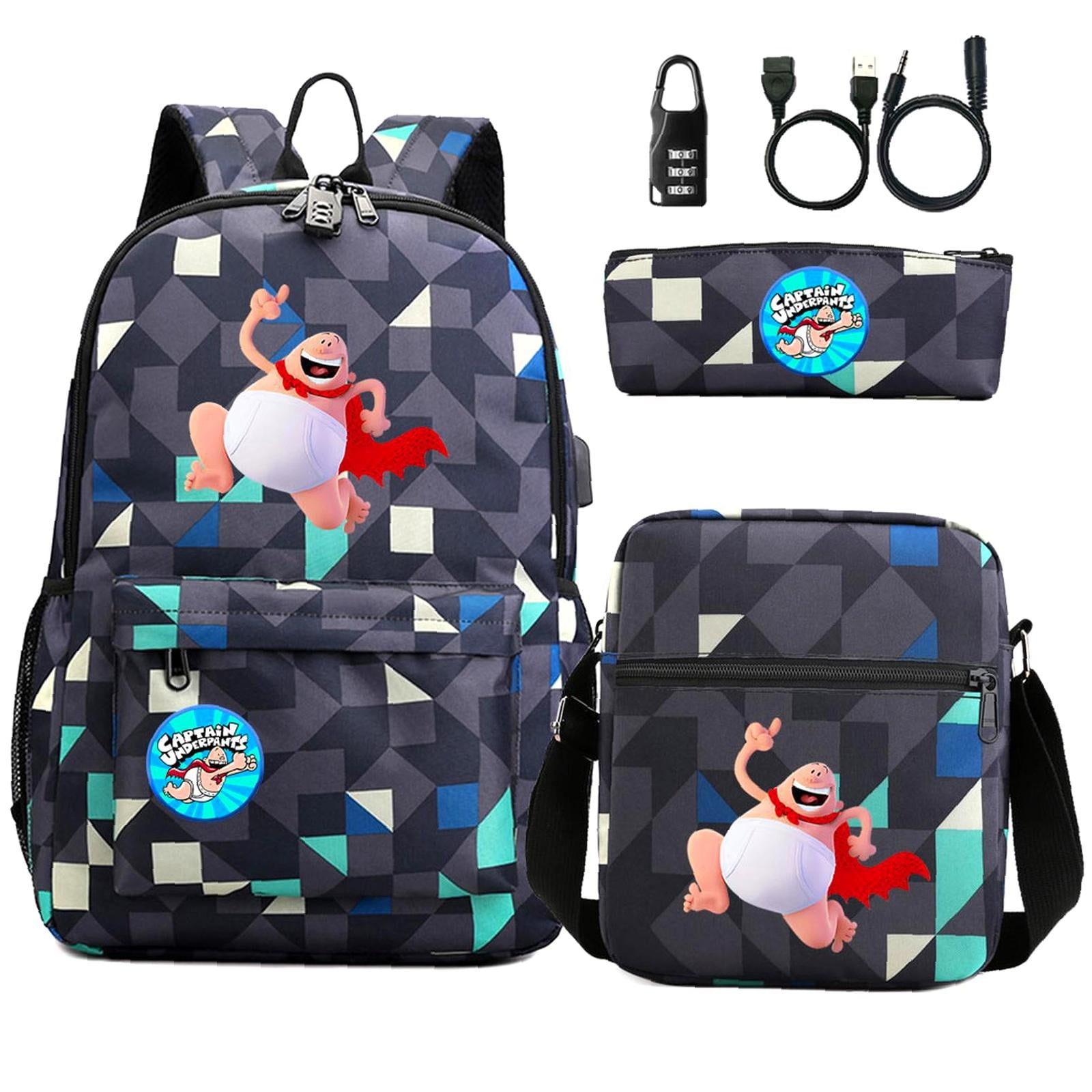 Weekyun Captain Superhero Backpack Set for your little one - Includes ...