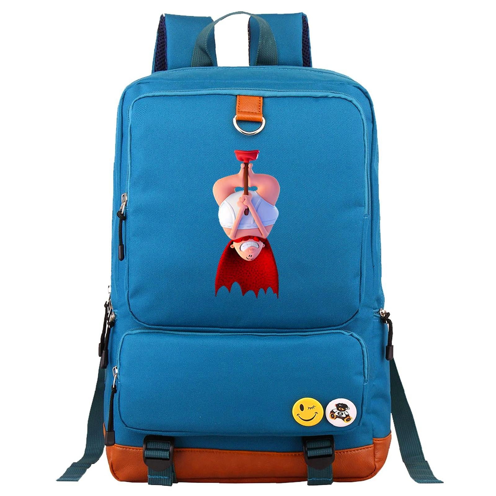 Weekyun Captain Superpants backpack - Fun Design, Large Capacity, Ideal Suitable for Ages 6-15 ...