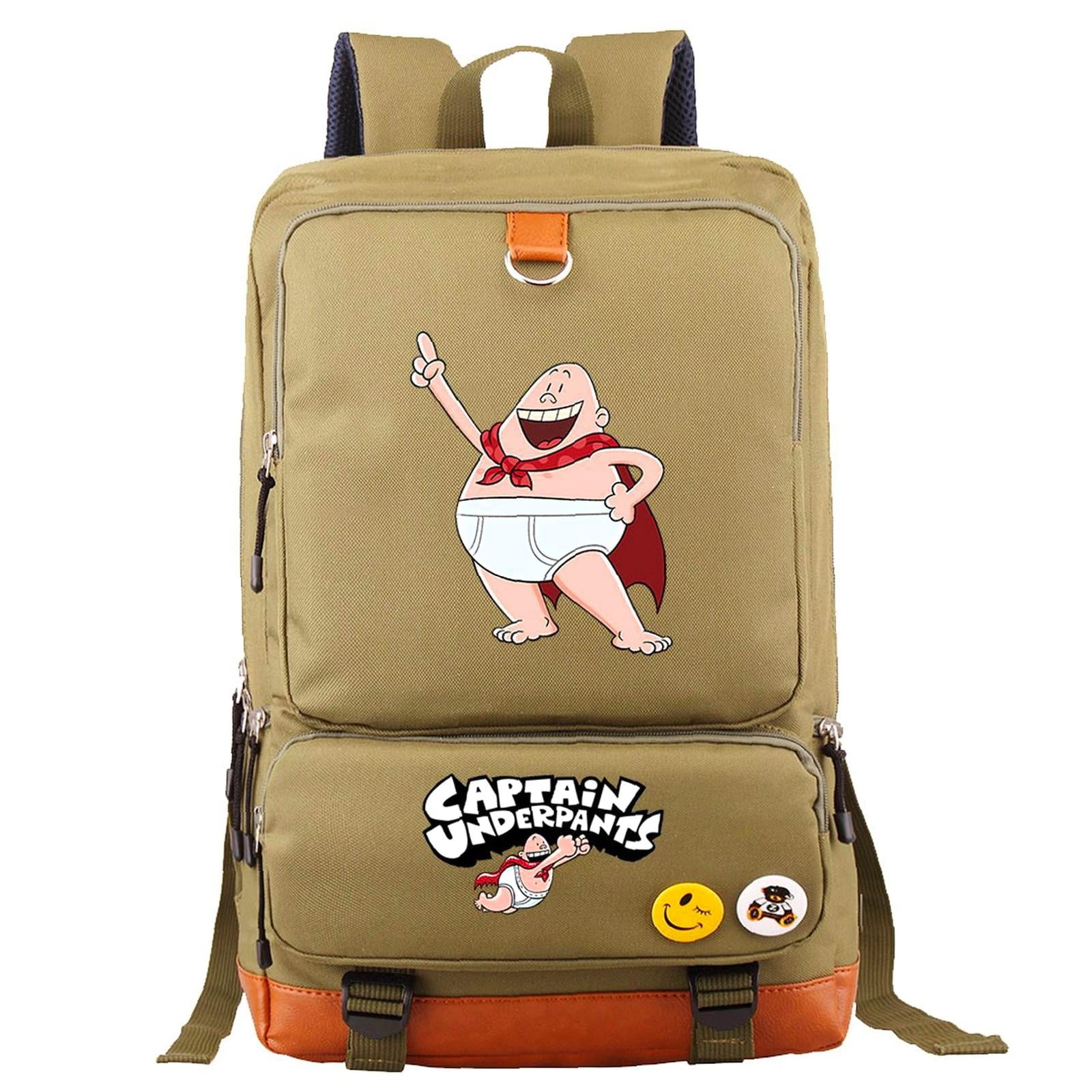 Weekyun Captain Underpants Adventure Backpack - Fun Design, Large ...