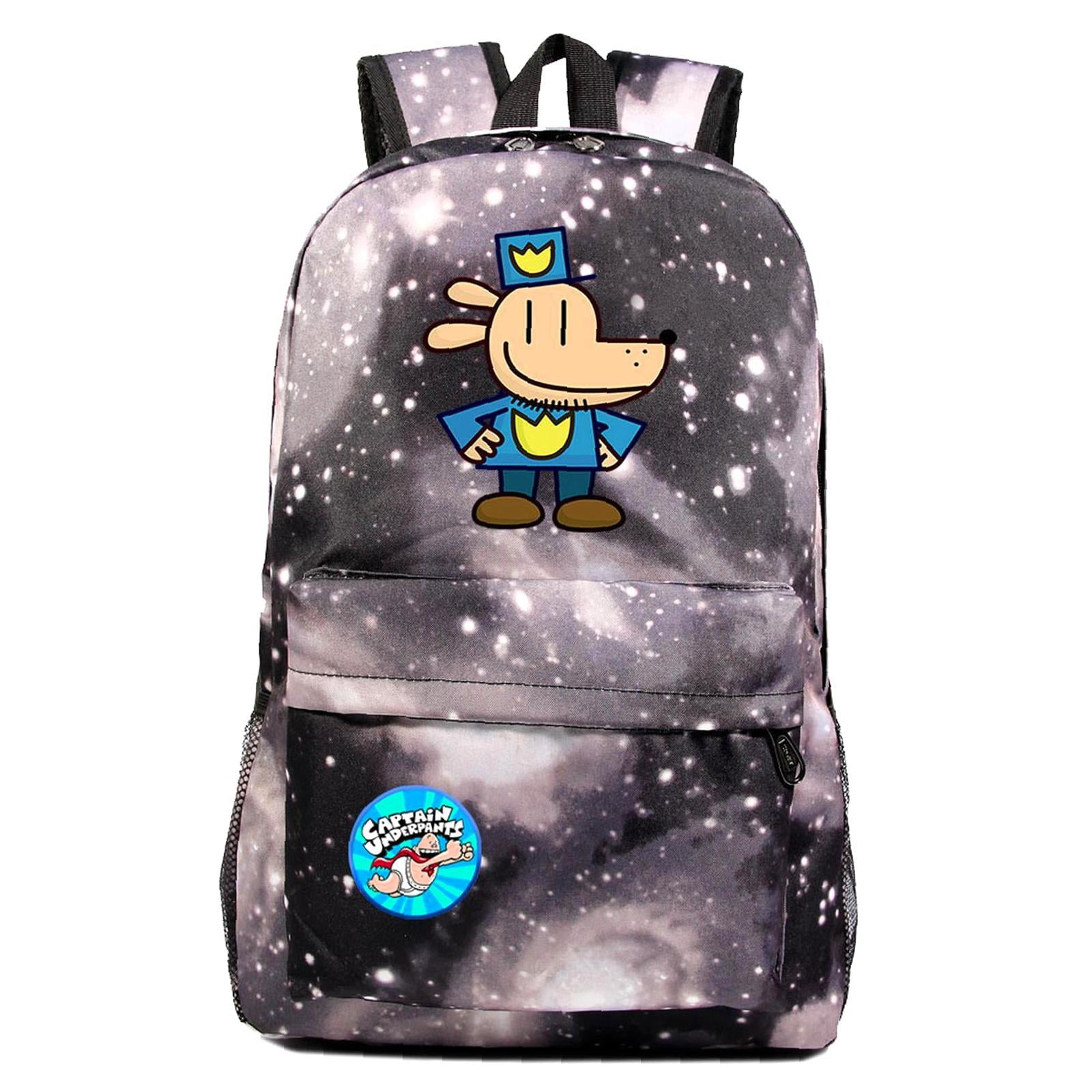 Weekyun Captain Underpants Adventure Backpack - Fun, Waterproof, Fits ...