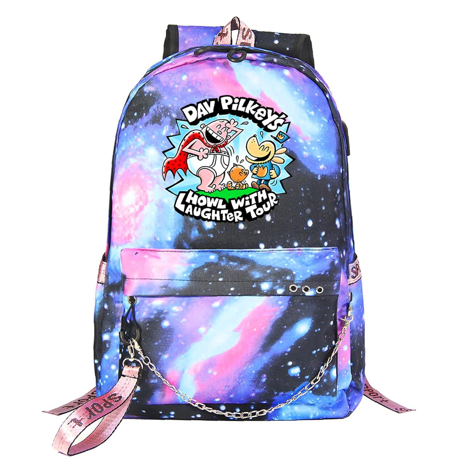 Weekyun Captain Underpants Adventure Backpack with USB Port, Fun Design ...