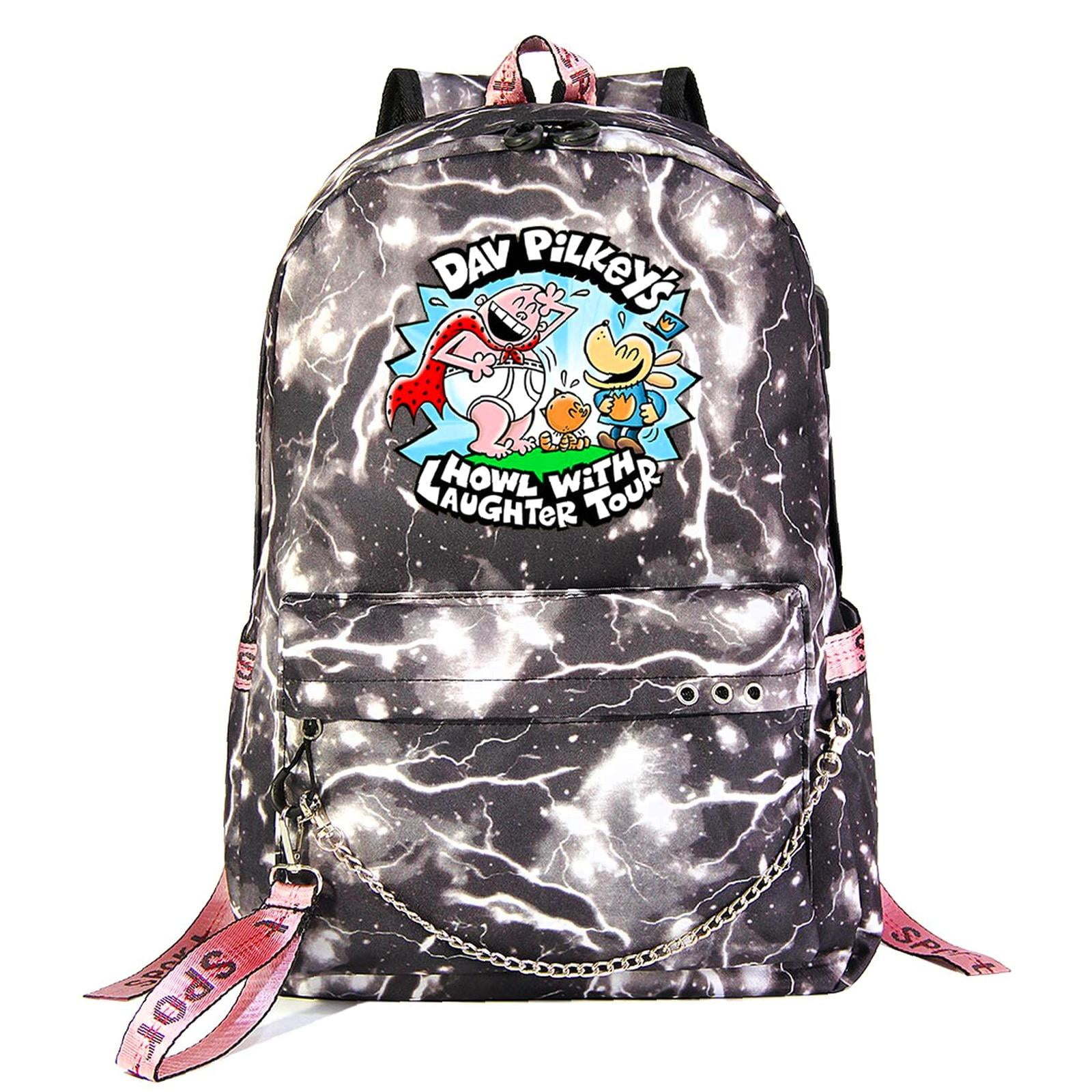 Weekyun Captain Underpants Adventure Backpack with USB Port, Fun Design ...