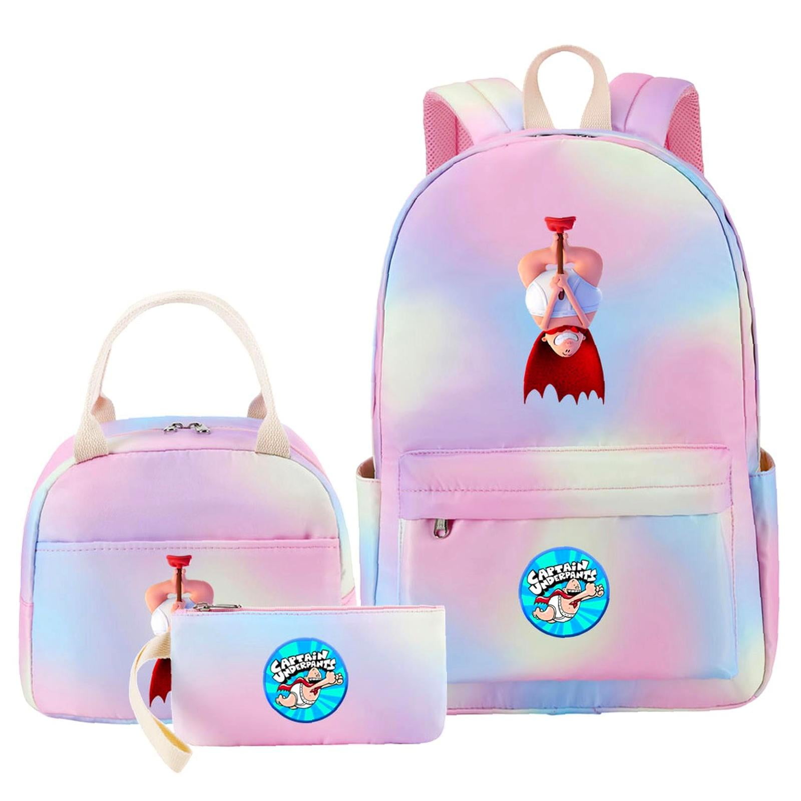 Weekyun Captain Underpants-Inspired backpack Set Suitable for Ages 6-15 ...
