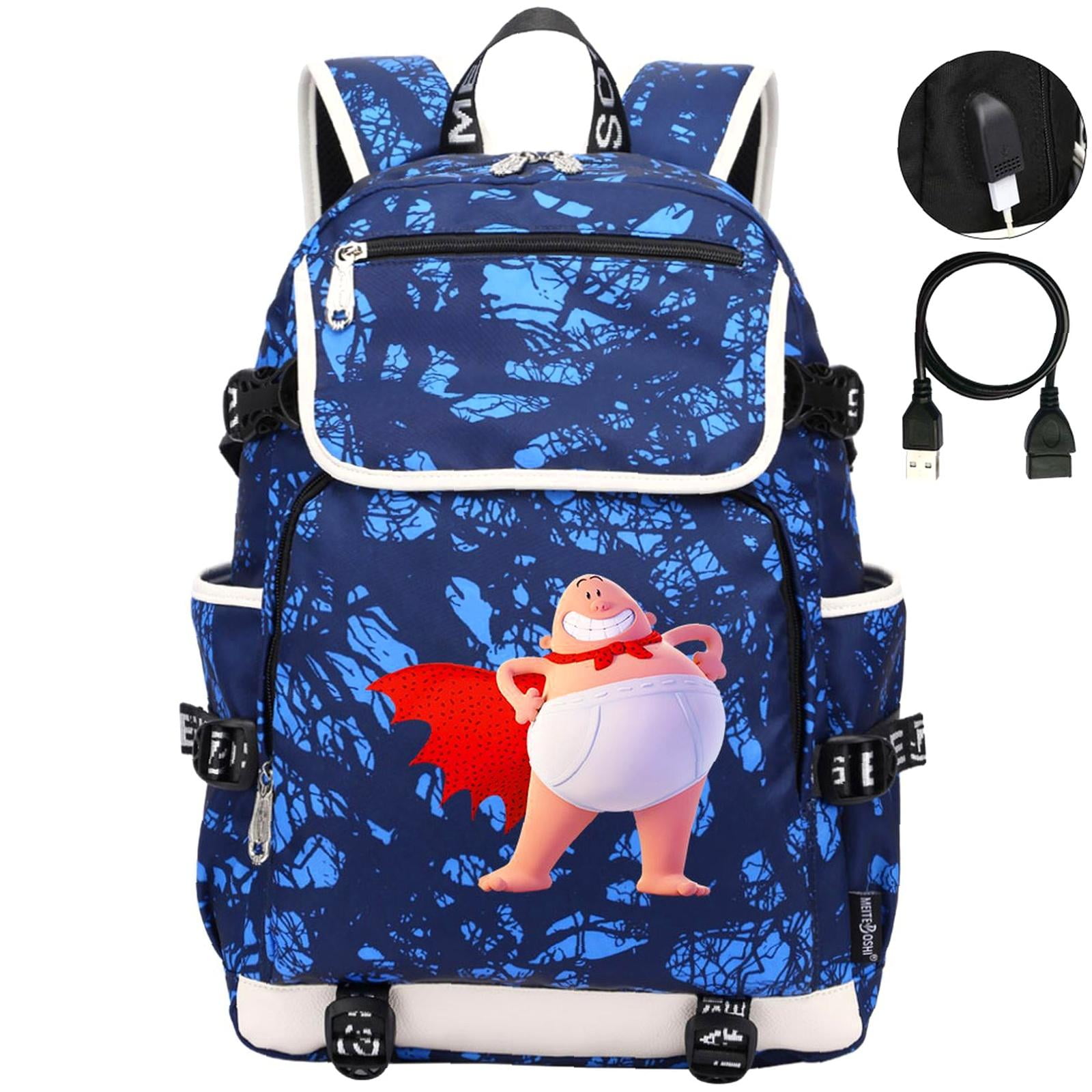 Weekyun Captain Underpants-Inspired backpack Suitable for Ages 6-15 ...