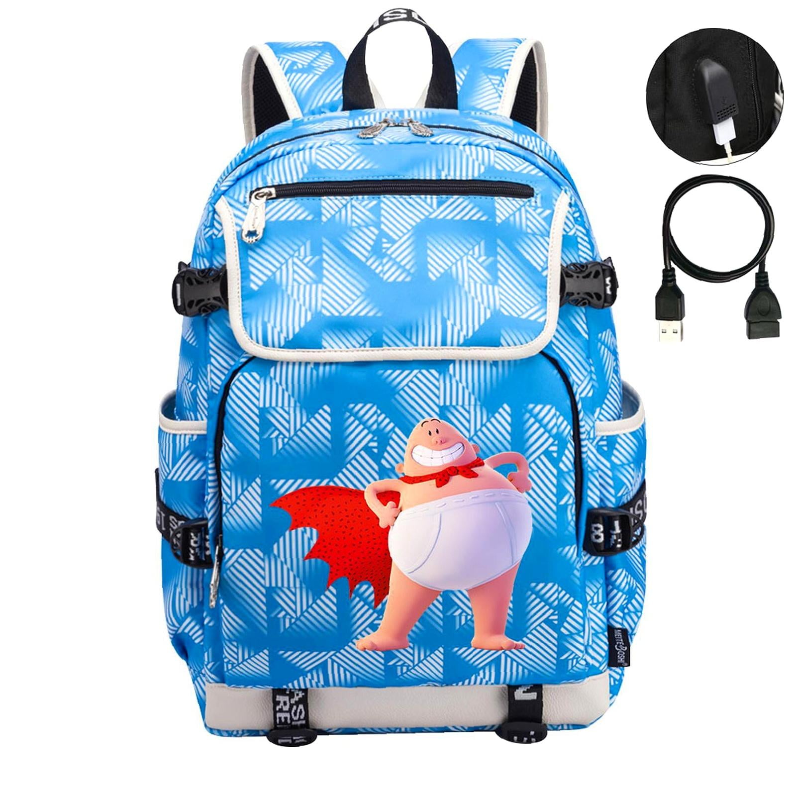 Weekyun Captain Underpants-Inspired backpack Suitable for Ages 6-15 ...