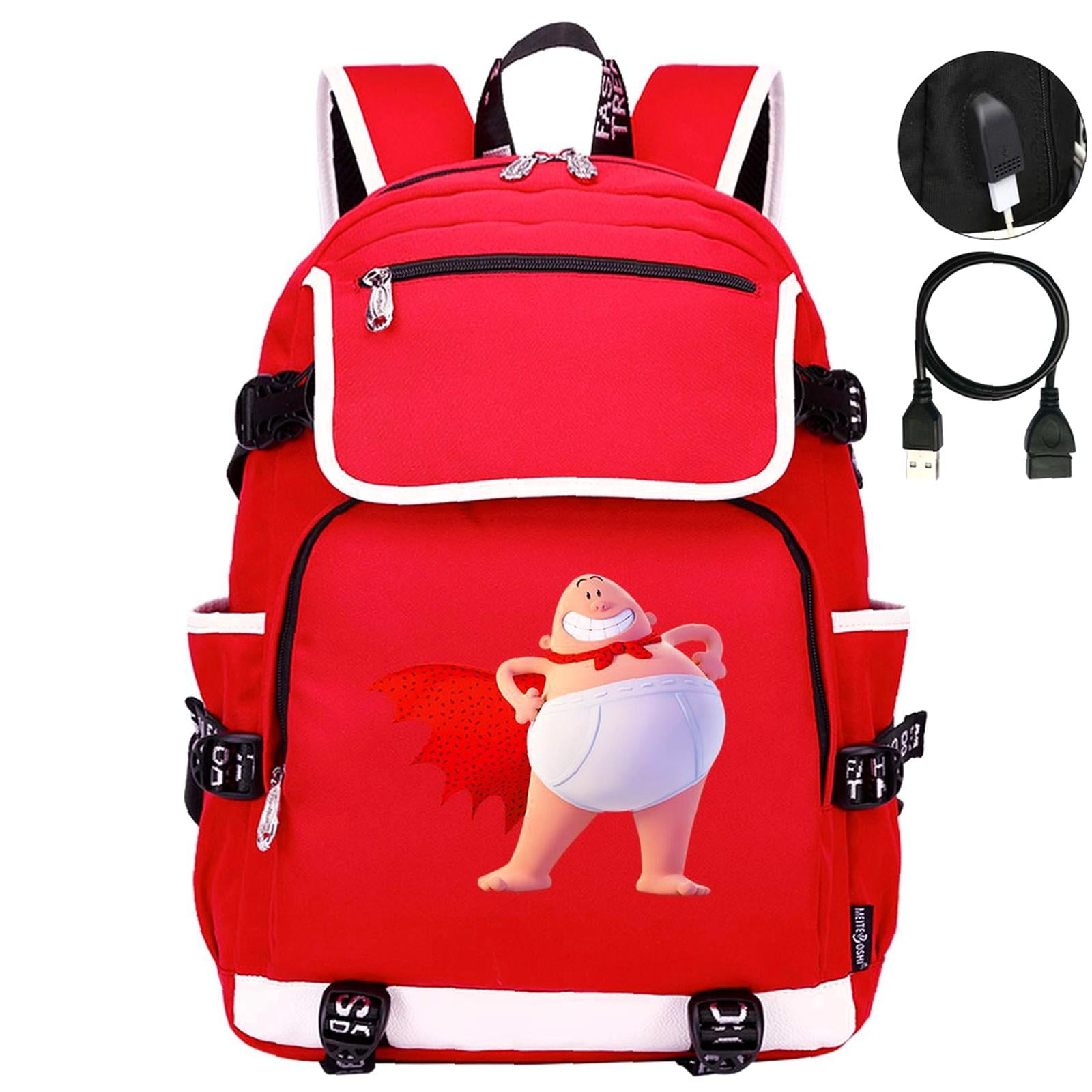 Weekyun Captain Underpants-Inspired backpack Suitable for Ages 6-15 ...