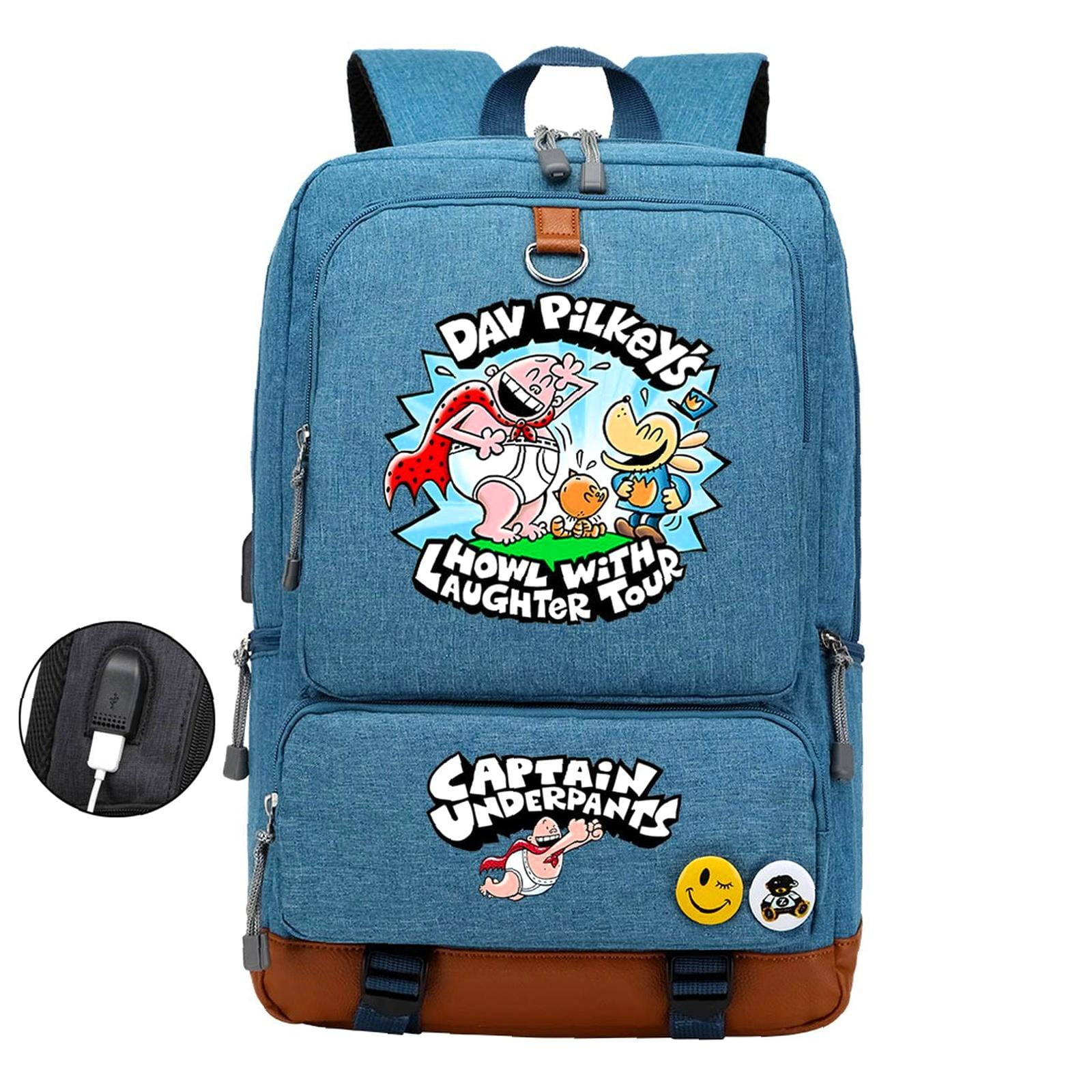 Weekyun Captain Underpants-Inspired fans backpack, Cartoon Design ...