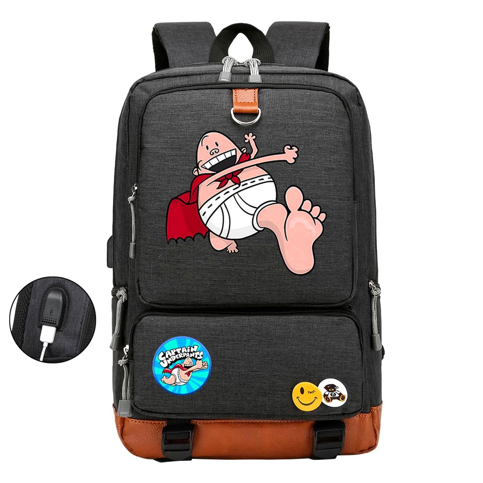 Weekyun Captain Wacky Adventure backpack, Fun Cartoon Design, Perfect ...