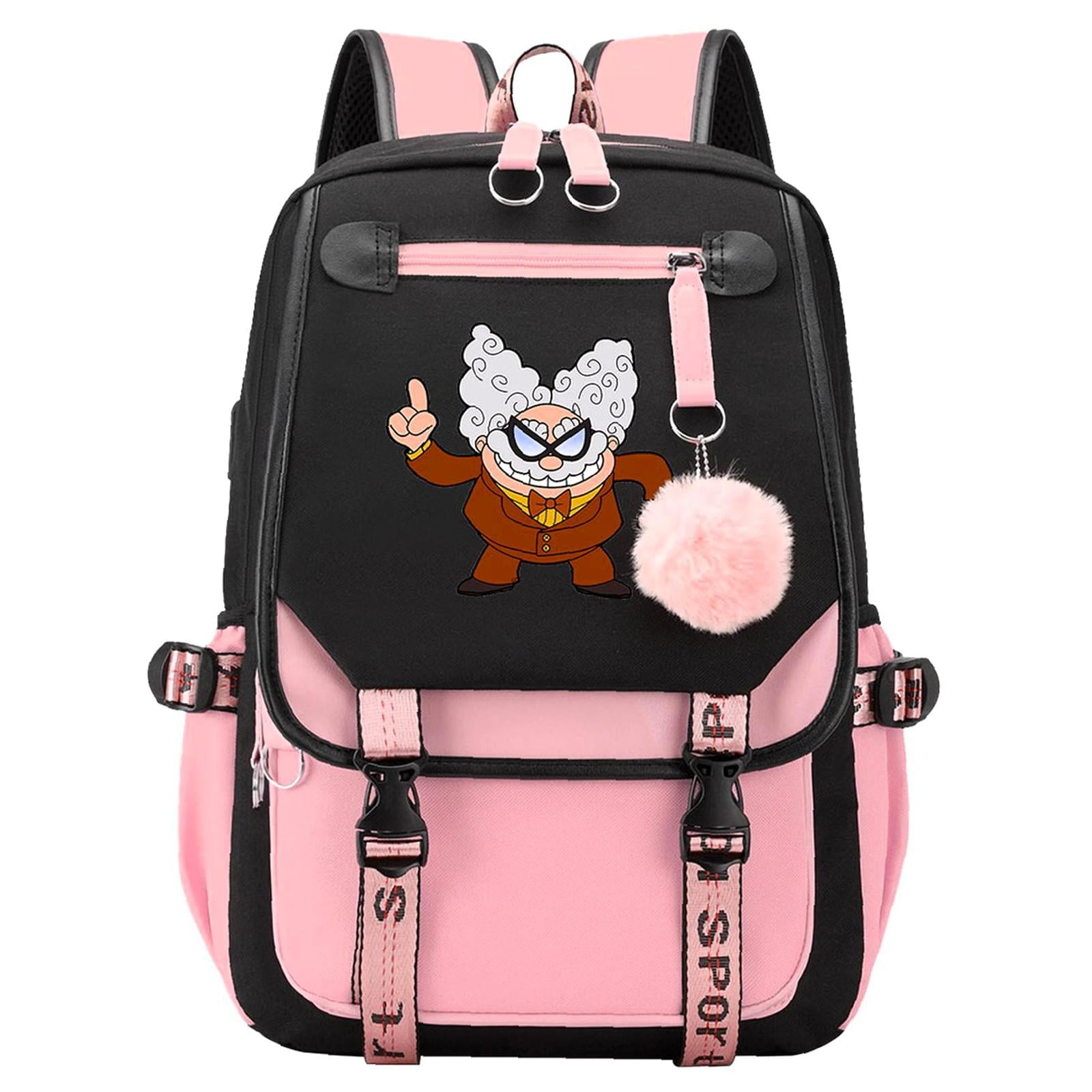 Weekyun Captain Wacky Adventure backpack with Cute Accessories Double ...